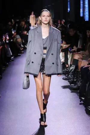 Miu Miu Mini Denim Skirt - Black