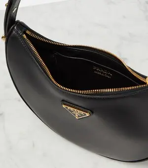 Prada Arqué Leather Shoulder Bag