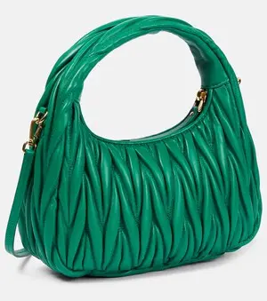 Miu Miu Miu Wander Matelassé Shoulder Bag