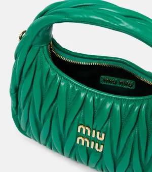 Miu Miu Miu Wander Matelassé Shoulder Bag