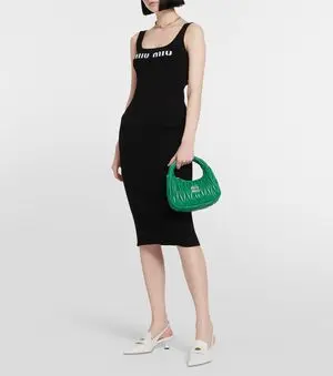 Miu Miu Miu Wander Matelassé Shoulder Bag