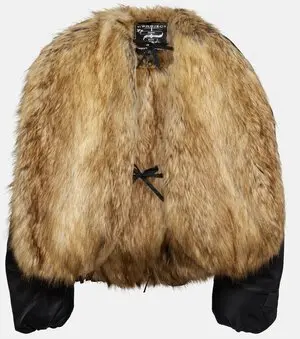 Y/project Faux-fur Trimmed Puffer Jacket