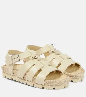 Prada Rubber Sandals - Beige