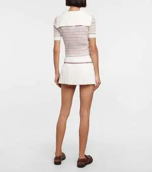 Miu Miu Pleated Miniskirt
