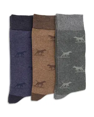 Rodd & Gunn Dogs-a-plenty Socks, Pack Of 3 - Washed Multi