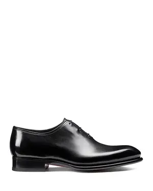 Santoni Black Oxfords