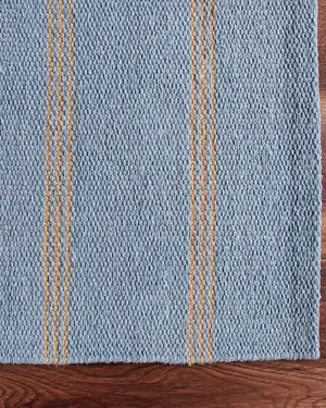LR HOME Origin Orgn-01 Area Rug, 5' X 7'9 - Light/blue