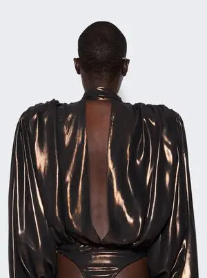LAQUAN SMITH Bodysuit With Necktie