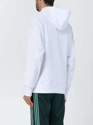 MSGM Cotton Sweatshirt With Logo Print - White