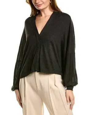 Brunello Cucinelli Cashmere & Silkblend Cardigan - Black