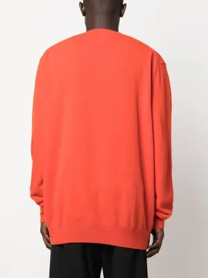 Comme Des Garçons V-neck Wool Jumper