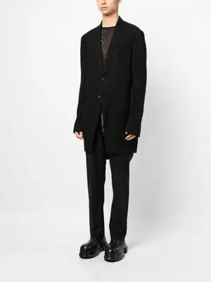 Rick Owens Single-breasted Wool Blazer