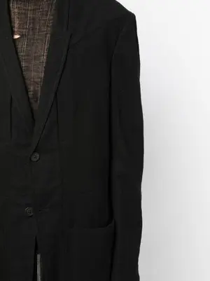 Rick Owens Single-breasted Wool Blazer