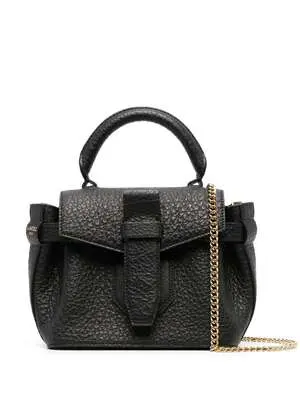 LANCEL Small Charlie Leather Bag - Black