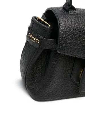 LANCEL Small Charlie Leather Bag - Black