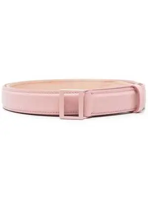 Acne Studios Leather Buckle Belt - Pink