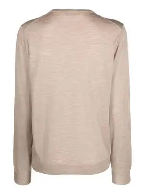 FILERIA Mélange-effect Crew-neck Jumper