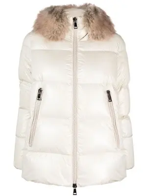 Moncler Laiche Down Jacket Neutrals