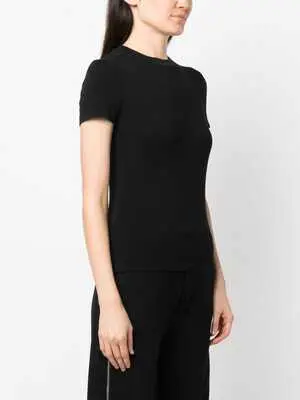 THOM KROM Cap-sleeve T-shirt - Black