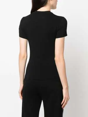 THOM KROM Cap-sleeve T-shirt - Black