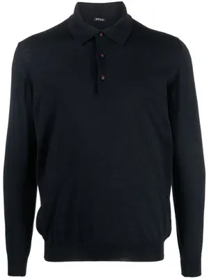 Kiton Long-sleeve Polo Shirt