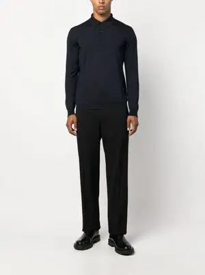 Kiton Long-sleeve Polo Shirt