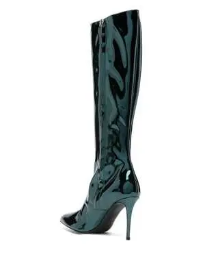 GIUSEPPE ZANOTTI 95mm Pointed-toe Leather Boots
