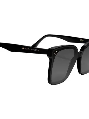GENTLE MONSTER Her 01 Sunglasses - Black