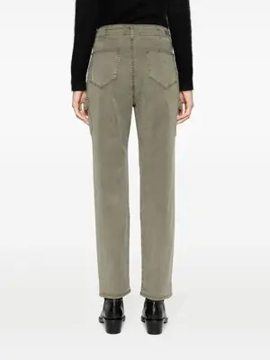 Paige Drew Tapered Cargo Trousers - Green