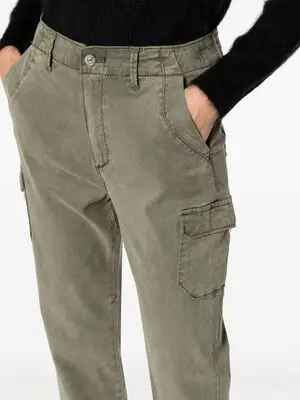 Paige Drew Tapered Cargo Trousers - Green