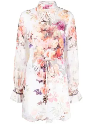 Camilla Friends With Frescos Linen Shirt Dress