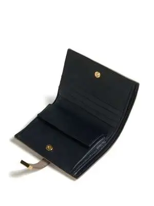 Marni Prisma Logo-engraved Leather Wallet - Neutrals