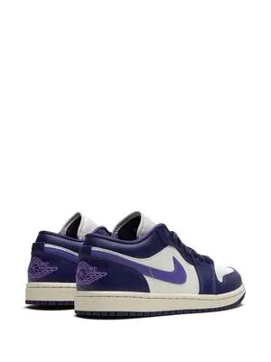 JORDAN Air 1 Low Action Grape Sneakers - Purple