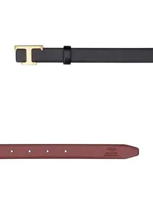 TOD'S T-timeless Leather Belt - Black