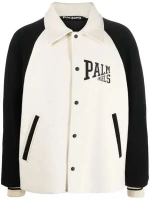 Palm Angels University Virgin-wool Bomber Jacket