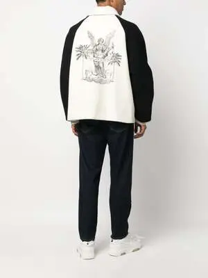 Palm Angels University Virgin-wool Bomber Jacket