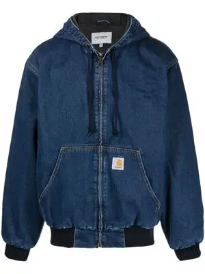 Carhartt Work In Progress Og Active Denim Hooded Jacket