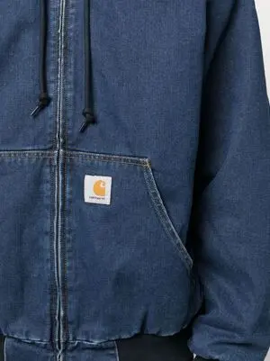 Carhartt Work In Progress Og Active Denim Hooded Jacket