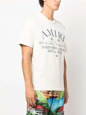 Amiri Logo-print Cotton T-shirt