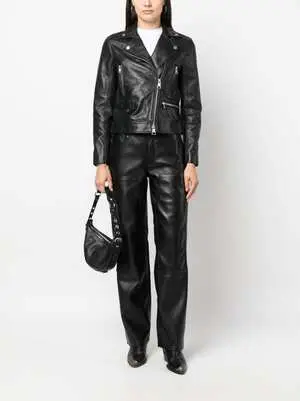 Karl Lagerfeld Leather Biker Jacket