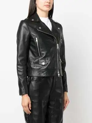 Karl Lagerfeld Leather Biker Jacket