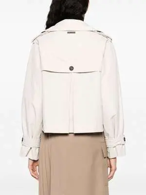 Peserico Double-breasted Trench Jacket