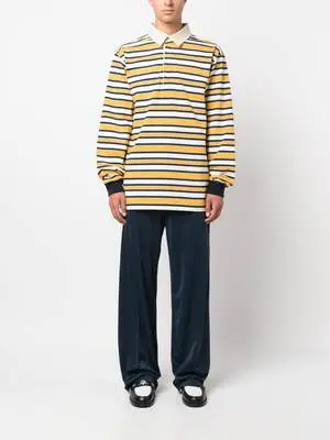 Gucci Logo-print Striped Polo Shirt