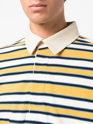 Gucci Logo-print Striped Polo Shirt