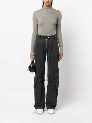 TWINSET Metallic-threading Ribbed Jumper - Grey