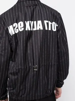 1017 Alyx 9sm Logo-stripe Virgin Wool Jacket