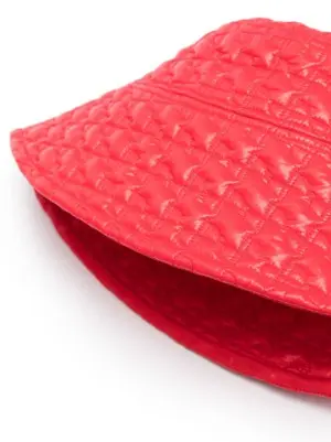 PATOU Embroidered-logo Bucket Hat - Red