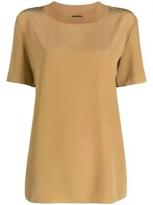 JOSEPH Silk-crepe T-shirt
