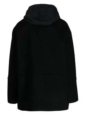 JUUN.J Hooded Double-breasted Pea Coat