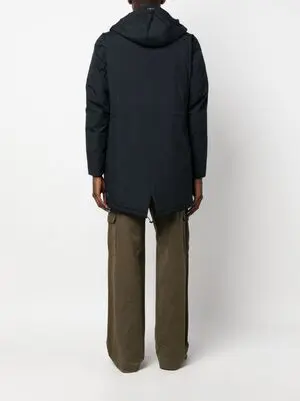 Herno Flap-pockets Hooded Jacket - Blue